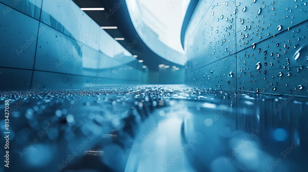 background, minimal, raindrop trails, side view, rain minimalism ...