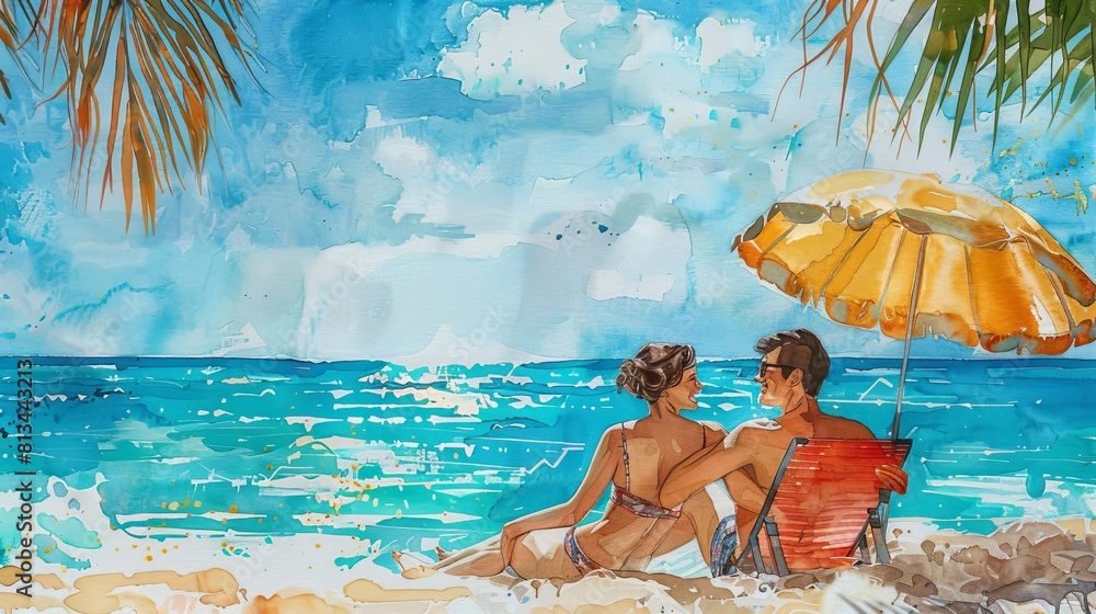 25 Summer Anniversary Photo Shoot With A Couple In Vintage Swimsuits