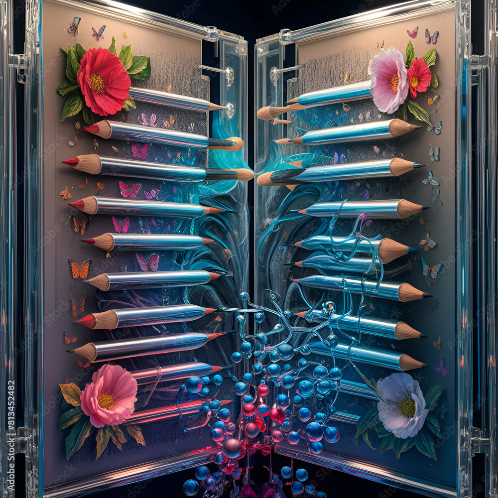 Magical pencil drawings that are mesmerizing Made from clear and shiny ...