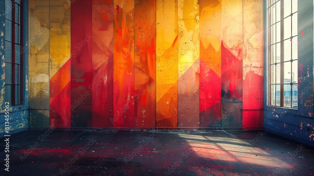 Create a series of images that tell a cohesive story or narrative ...