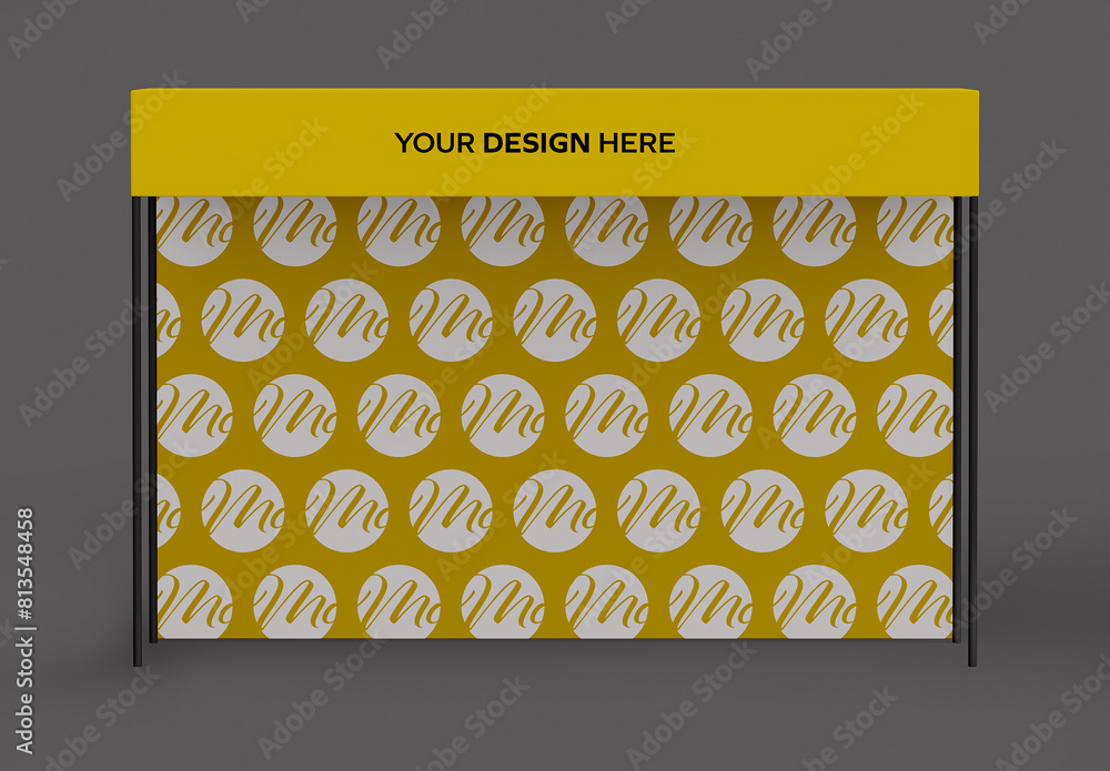 Stand Square Open_Mockup Stock Template | Adobe Stock