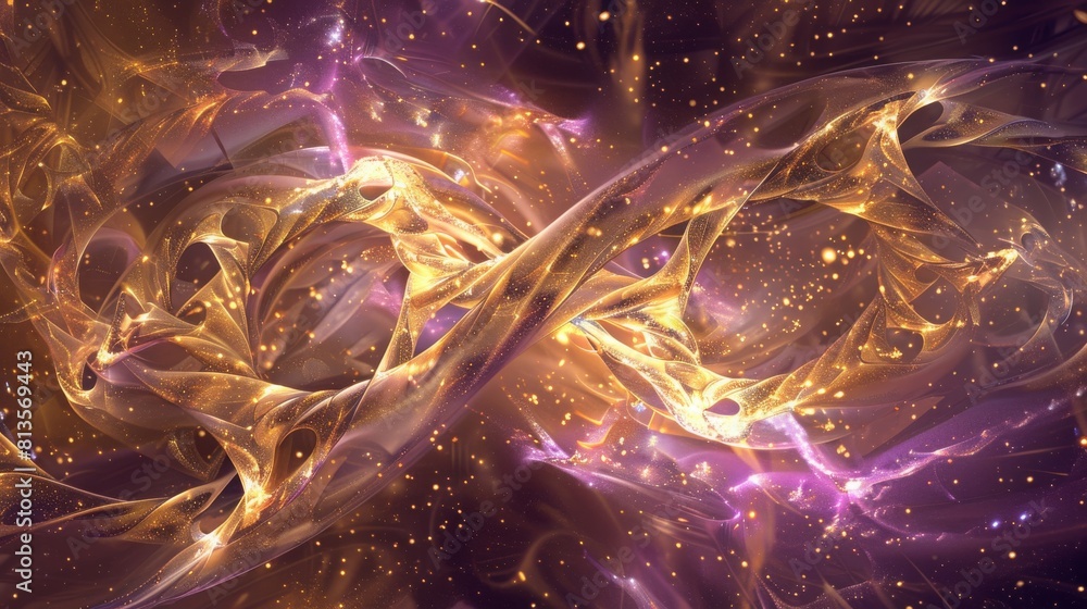 DNA symphony, A dynamic composition of intertwined DNA strands ...