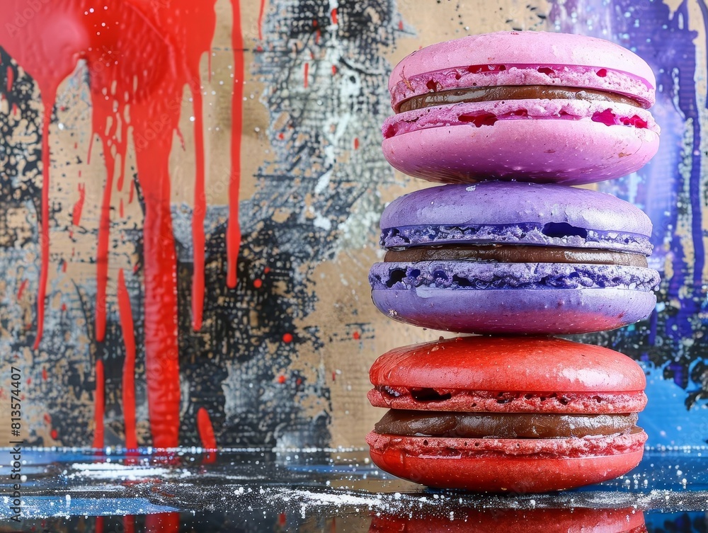 Design a watercolorinspired packaging for a gourmet food product, using ...