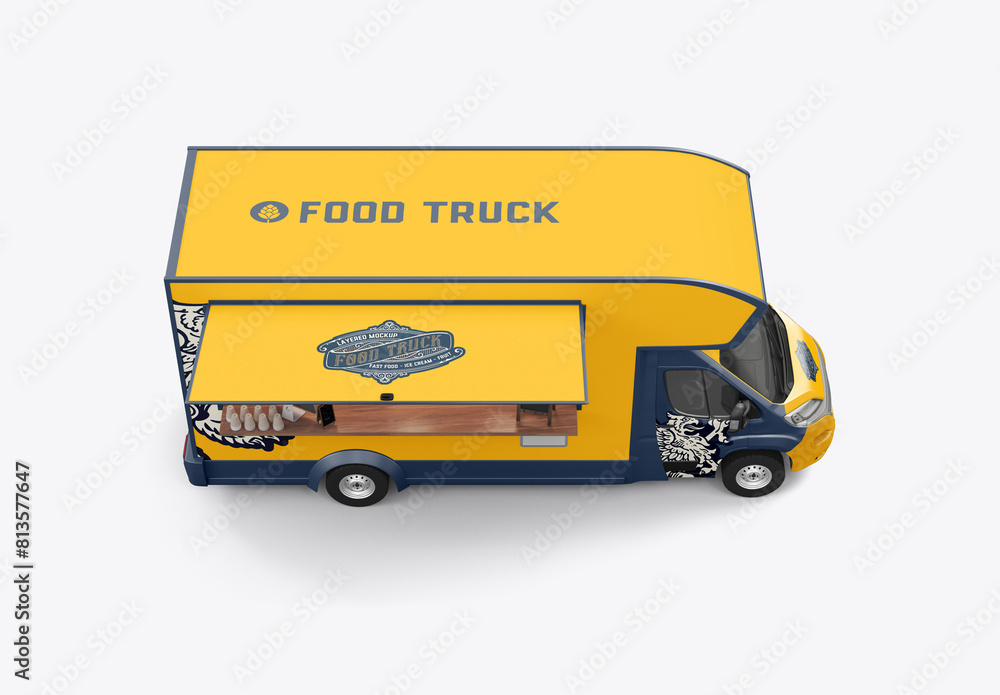 Food Trailer Mockup Stock Template | Adobe Stock