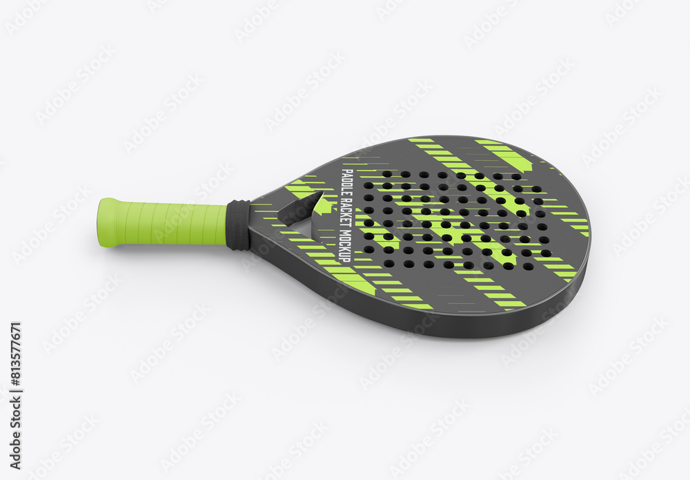 Paddel Racket Mockup Stock Template | Adobe Stock