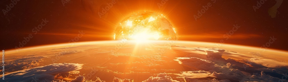 A science fiction narrative where a catastrophic asteroid impact ...