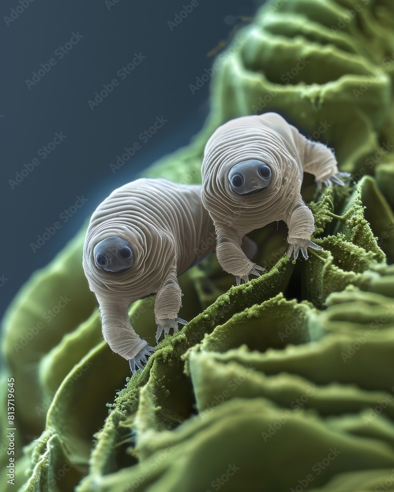 resilience of tardigrades, also known as water bears, as they navigate ...