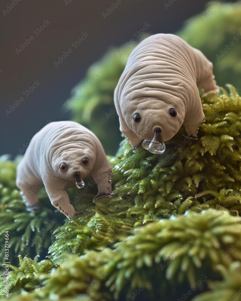 resilience of tardigrades, also known as water bears, as they navigate ...