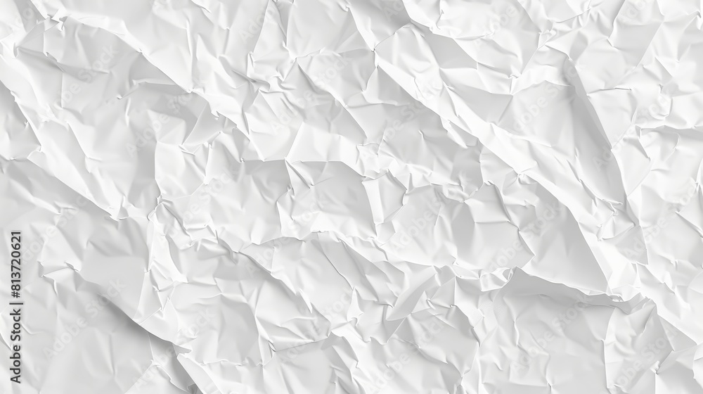 The wrinkled texture of paper is a realistic modern illustration. This ...