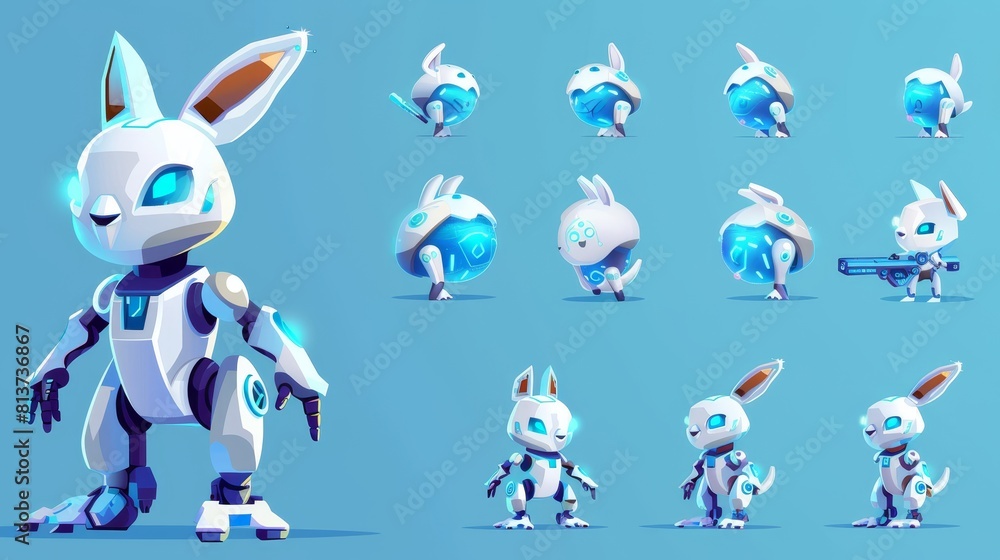 Animal evolution levels in cartoon form. Modern illustration of ...