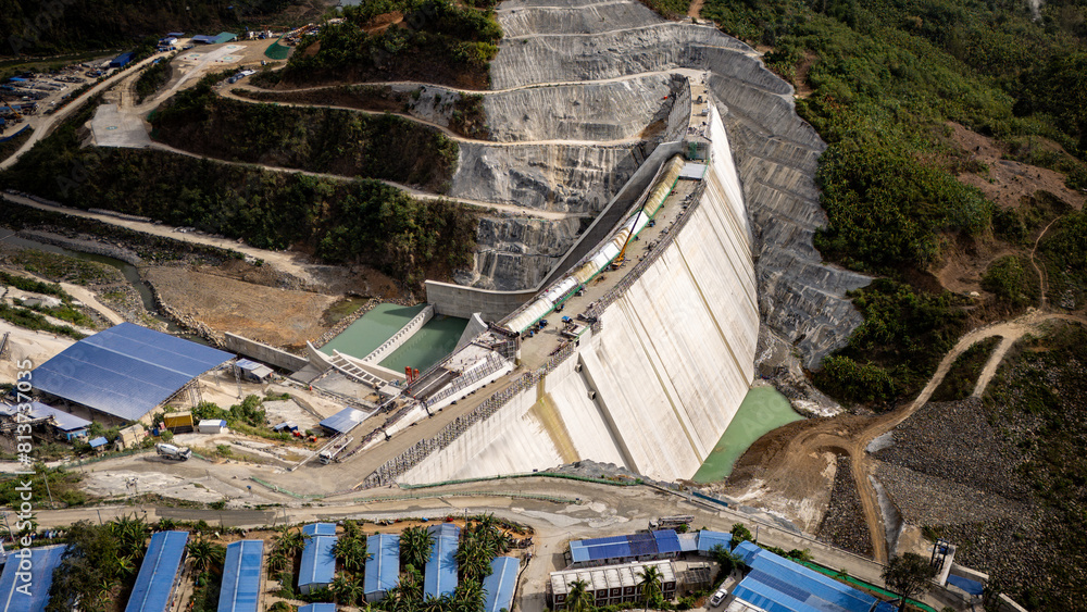 RCC dam Upper Wawa dam in Rizal Philippine Stock Photo | Adobe Stock
