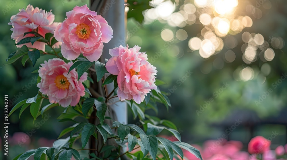 Peony Garden, where thousands of colorful peonies bloom in a ...