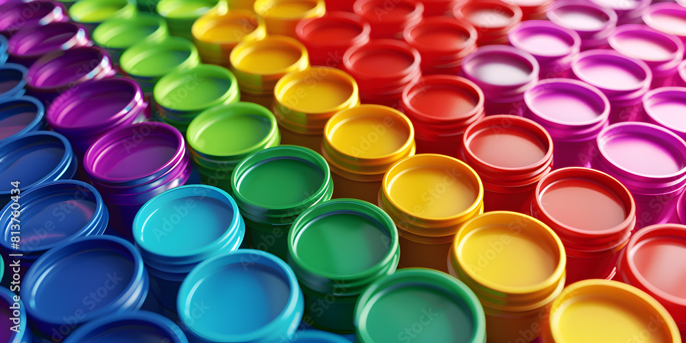 Mosaic from colourful plastic bottle caps. Recycling craft project ...