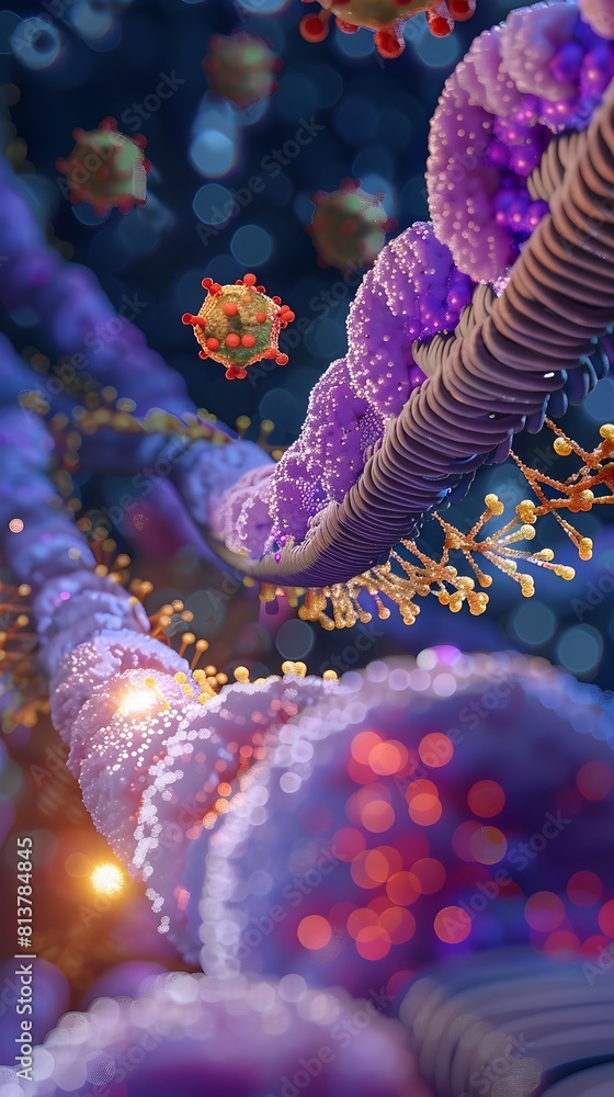 Insulin Signaling Pathway Unveiled A D Rendered Diagram Showcasing ...