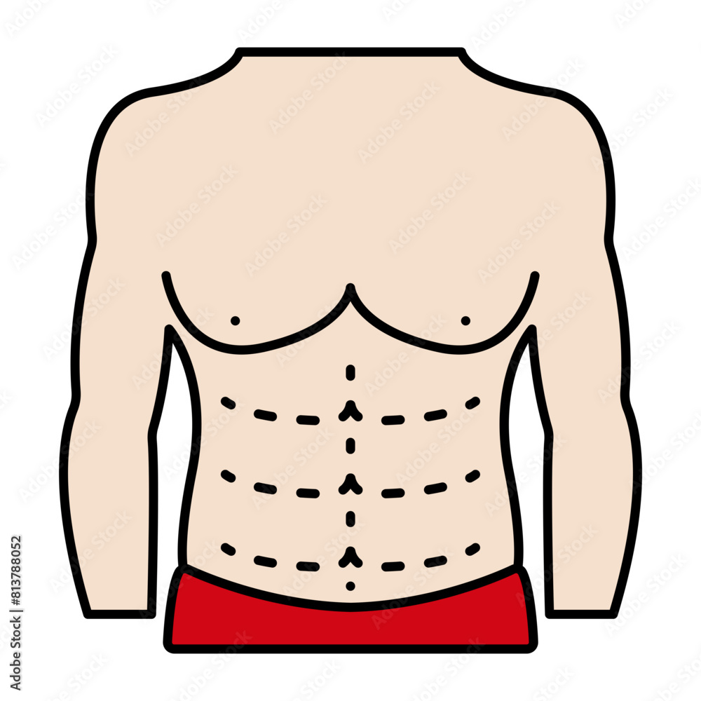 liposculpture vector icon design, Cosmetology or Cosmetologist Symbol ...