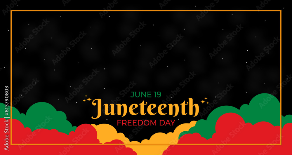 Juneteenth Independence Day Background. Black History Month. Freedom or ...