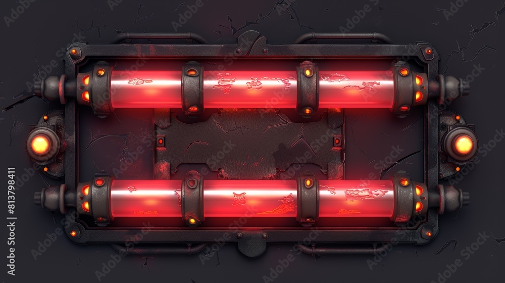 Illustration set for download meter indicator animation featuring ...