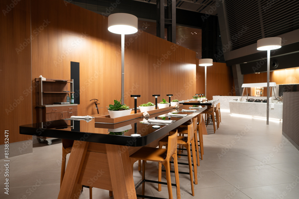 DOHA, QATAR - OCTOBER 13, 2023: Platinum and Gold Lounge - North at Hamad International Airport ...