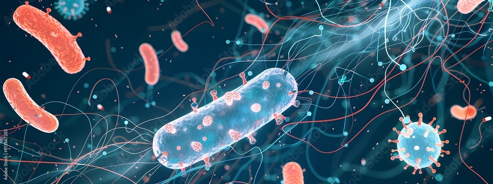 Bacterial Reproduction Strategies Infographic Comparing Binary Fission ...