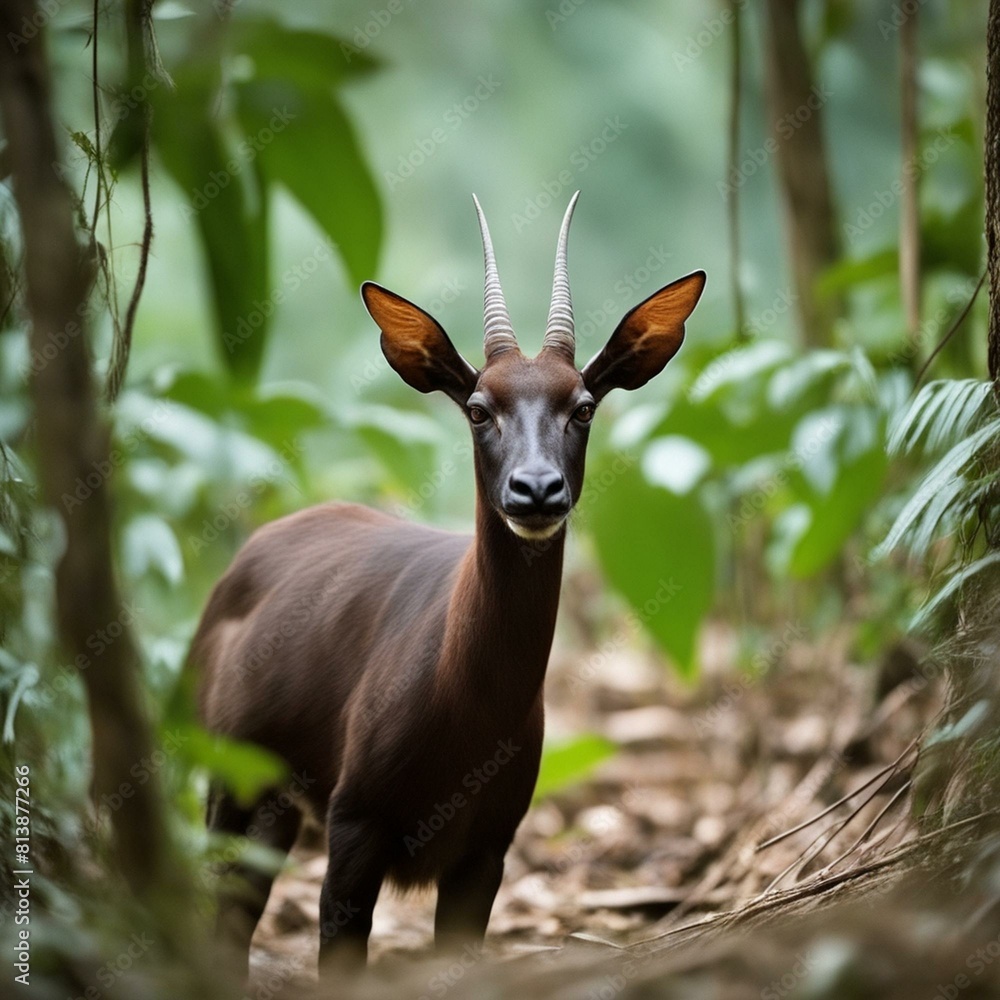 The rare saola, also known as the "Asian unicorn," is captured in the ...