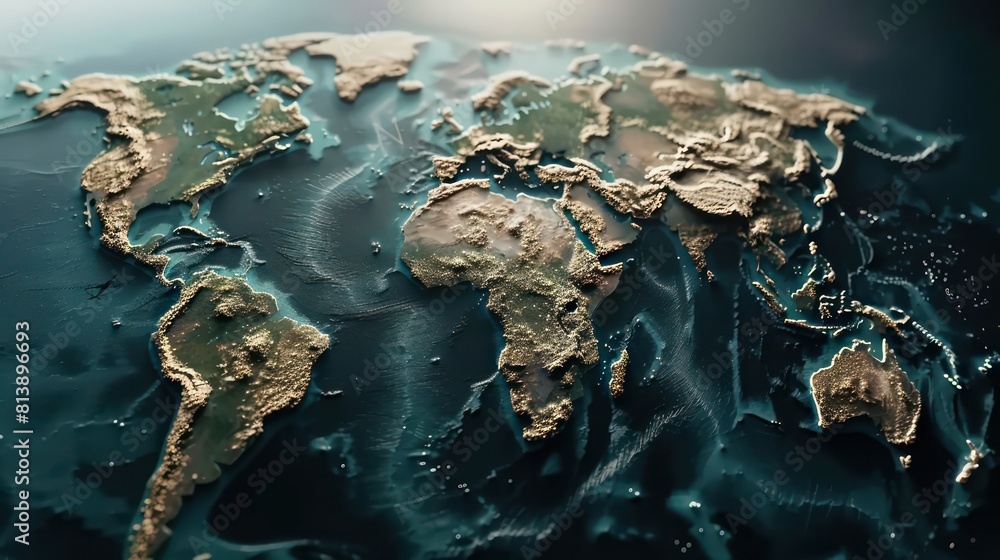 world map background with realistic details and textures and nice color ...