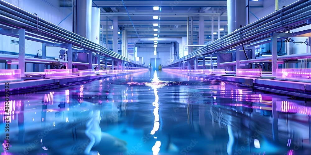 Foto de Hightech fish farm uses automation for feeding and water ...