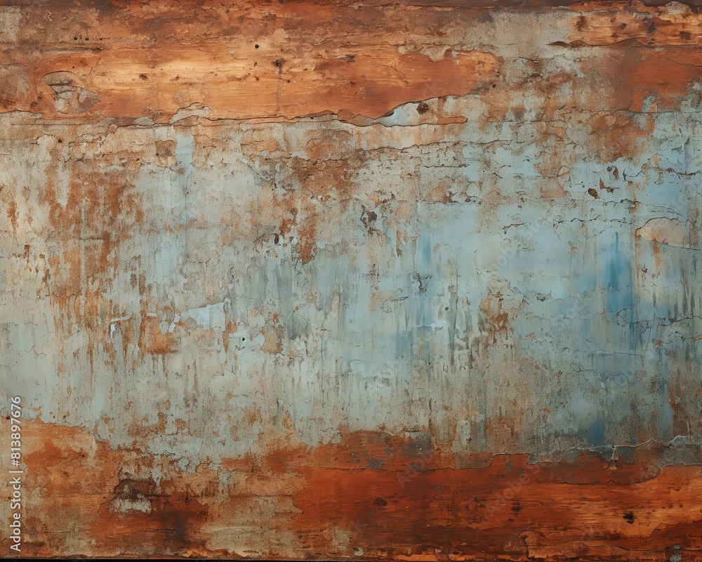 Rustic weathered metal texture with streaks of rust and scratches ...