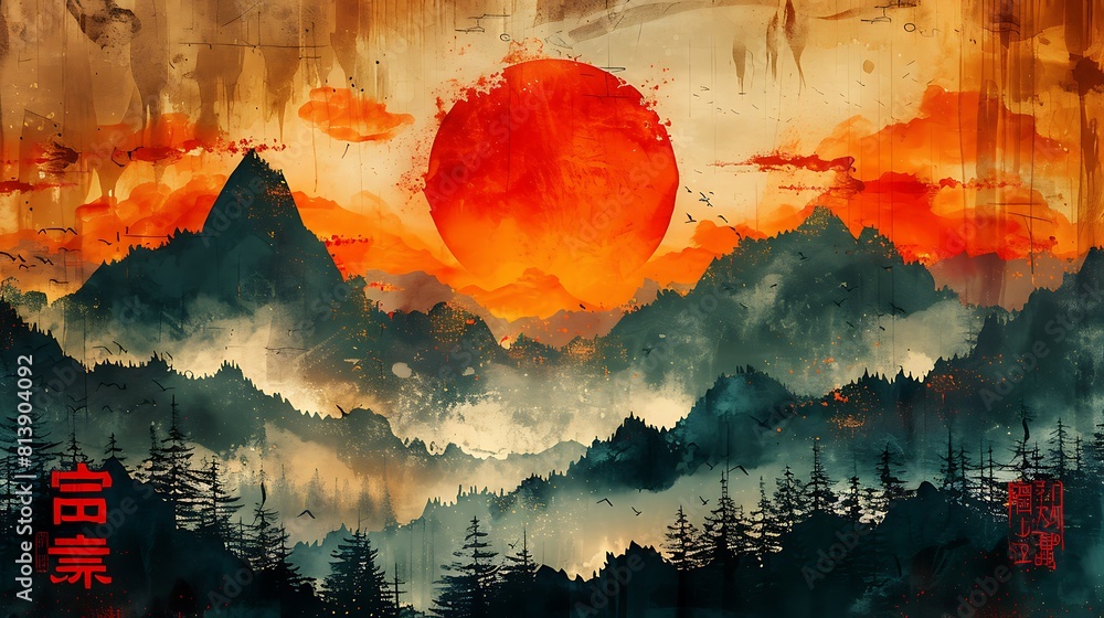 Create an infographic introducing the Mandarin Chinese language ...