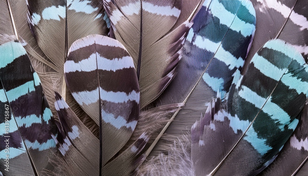 Fairy feathers with a pattern like leaf veins Fairy feathers that are ...