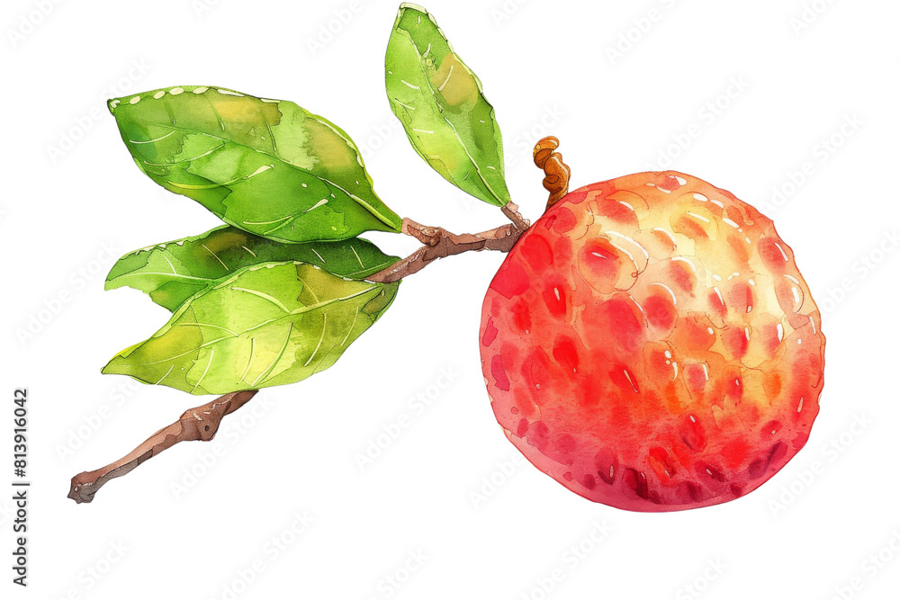 A watercolor painting of a lychee. watercolour PNG transparent ...