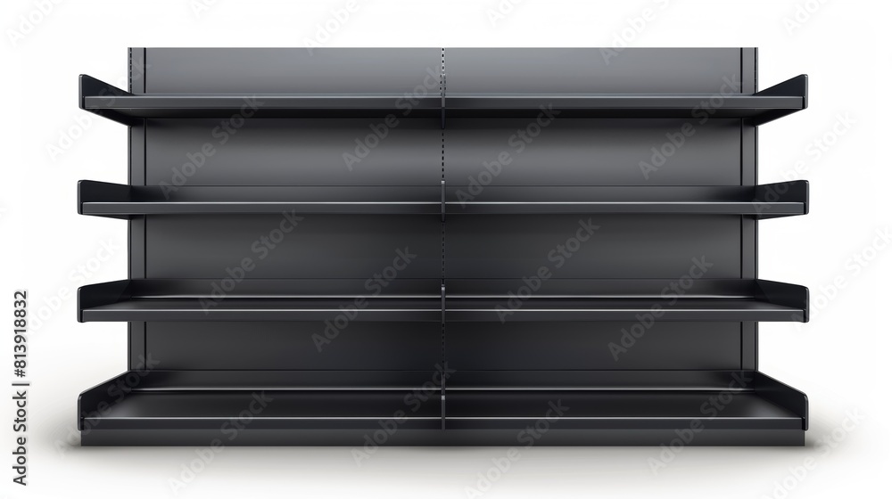 Black POS display stand for products in supermarket, store and shop ...