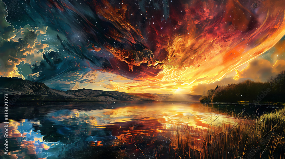 Solar storms, wallpaper, the terrifying and beautiful natural phenomena ...