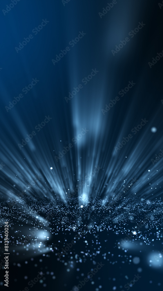 Glitter light white particles stage and light shine. Flickering ...