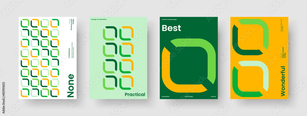 Abstract Flyer Design. Creative Report Template. Modern Poster Layout ...