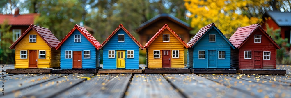 Generate an image showing different forms of property ownership ...