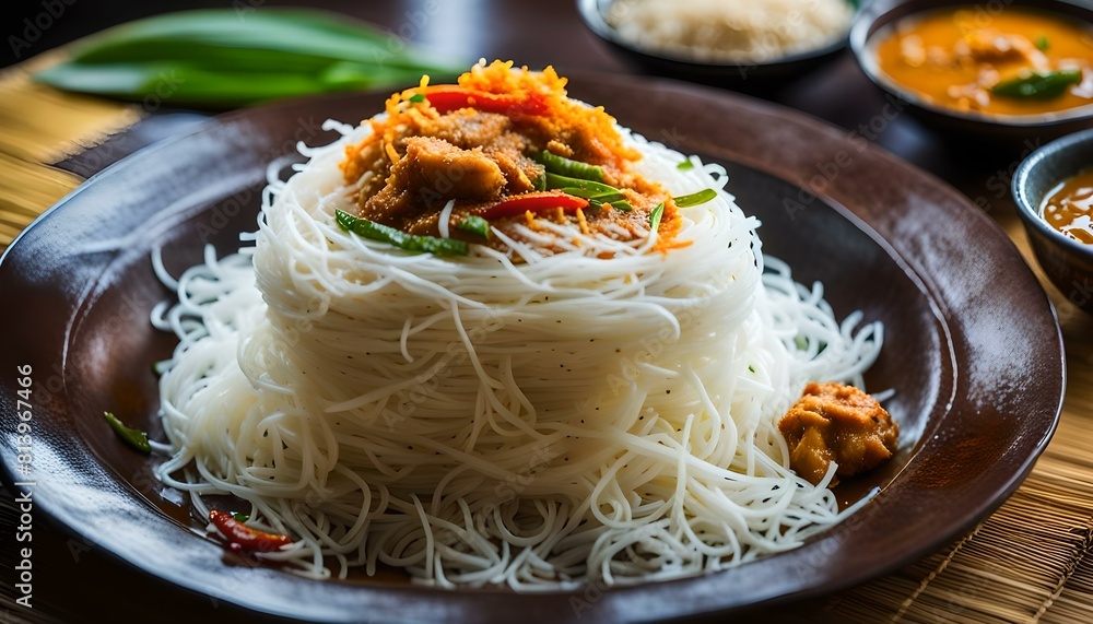 NoolappamIdiyappamrice noodles, a popular traditional steam cooked ...