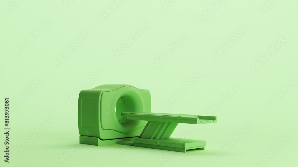 Green hospital brain scanner health care diagnostic device mint ...