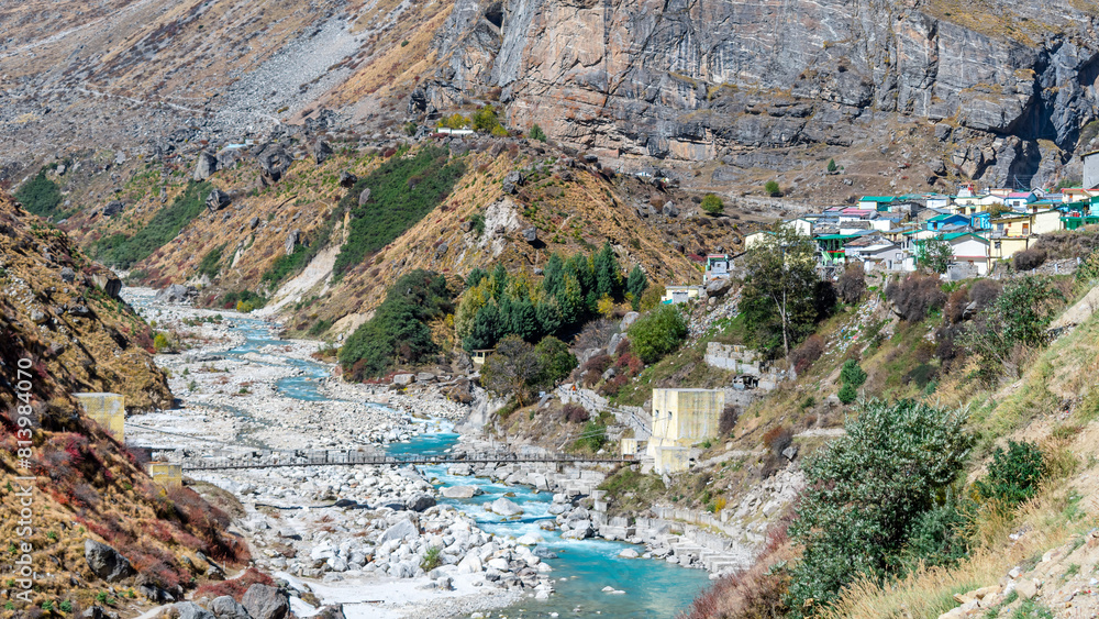 Mana village which is last Indian village near Badrinath Dham in the ...