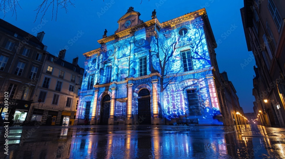 The Lyon Light Festival in France an event celebrating the art of light ...