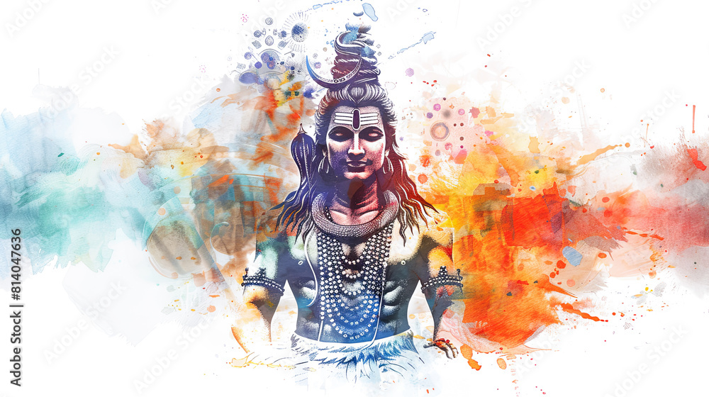 Beautiful digital painting of lord Shiva as Lingam, a symbol of divine ...
