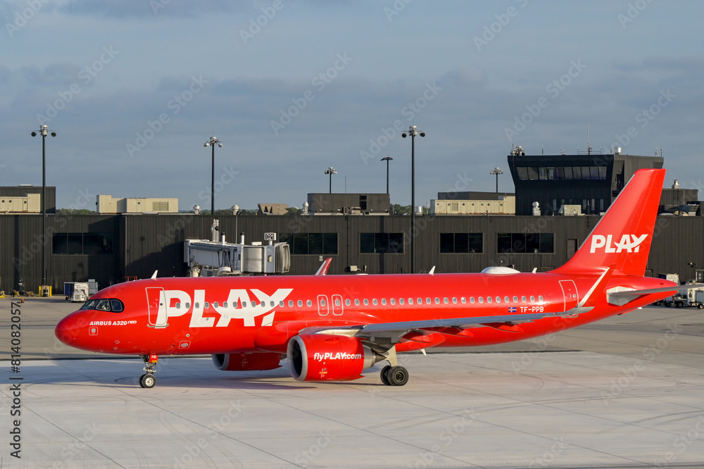 Baltimore, Maryland, USA - 3 May 2024: Airbus A320 Neo jet ...