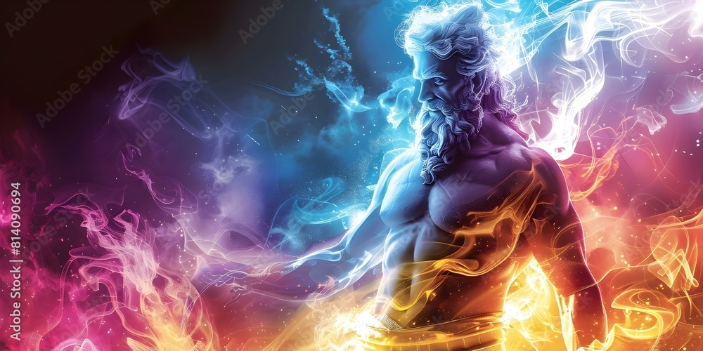 Zeus: Greek God of Thunder and Lightning, Son of Cronus and Rhea ...