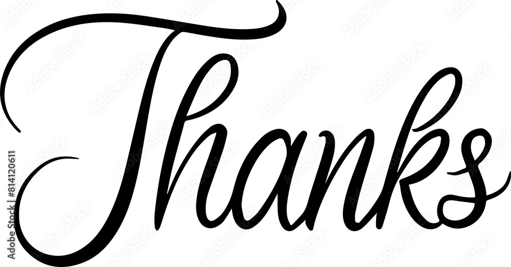 Thanks Copperplate Handwritten Lettering. Thank you Copperplate font ...