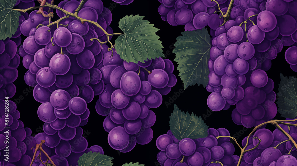 Grape Image, Pattern Style, For Wallpaper, Desktop Background ...