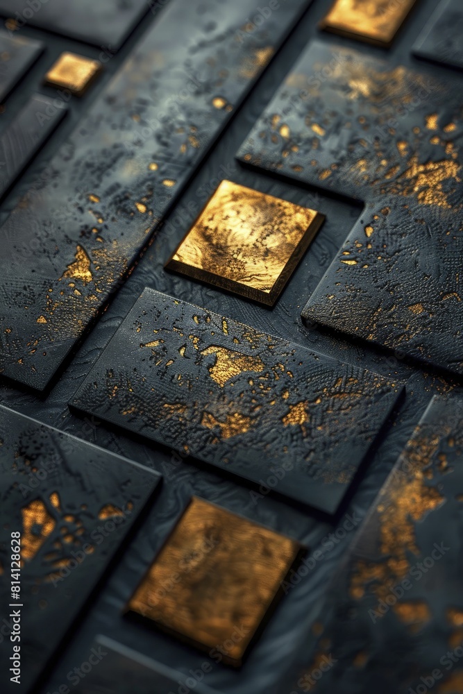 Elevate your brand with opulent geometric motifs and a lavish gold ...