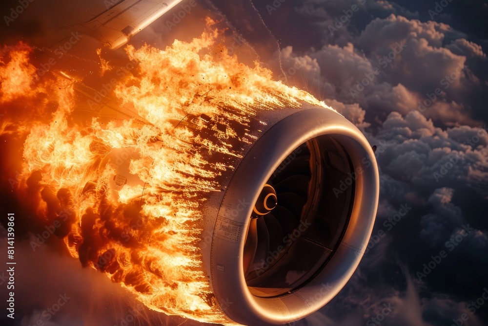 Engine malfunction leads to aircraft fire: ai technology in aviation ...