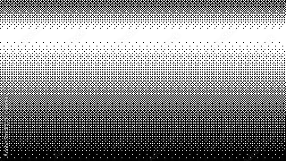 Pixel art gradient, dot scattering, 8 Bit retro video arcade game style ...