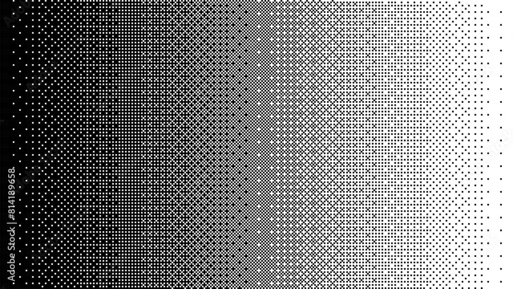 Pixel art gradient, dot scattering, 8 Bit retro video arcade game style ...