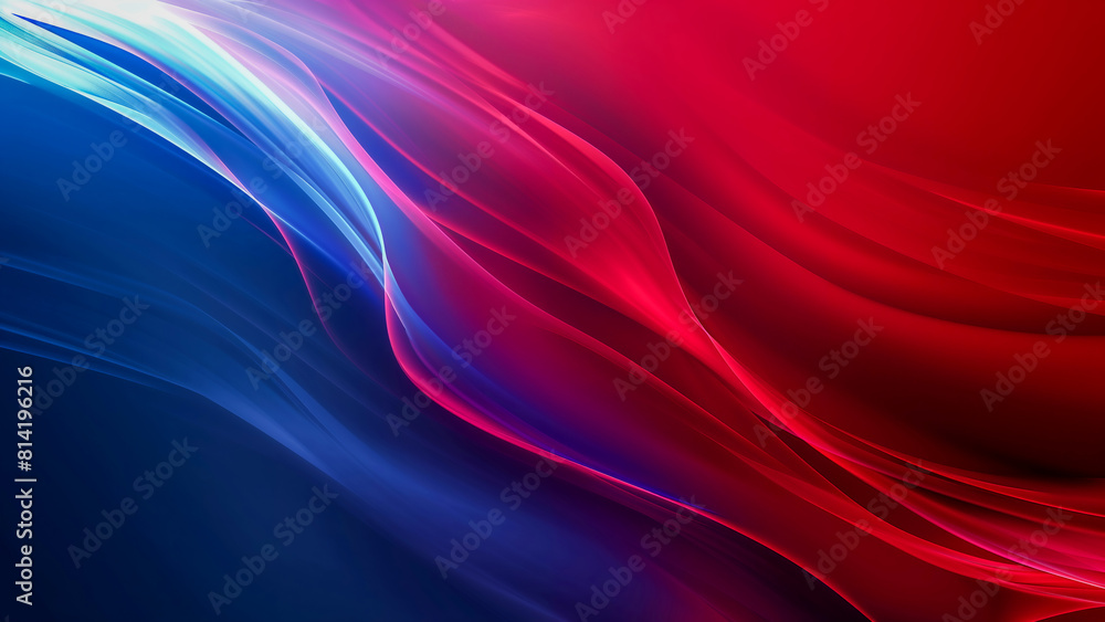 Vibrant Abstract Wave Design in Red and Blue for Dynamic Backgrounds ...