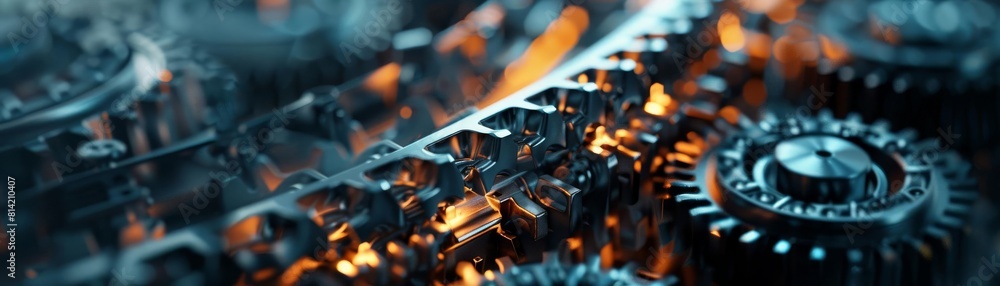 An animated loop of a perfect machine cycle, symbolizing the ideal ...